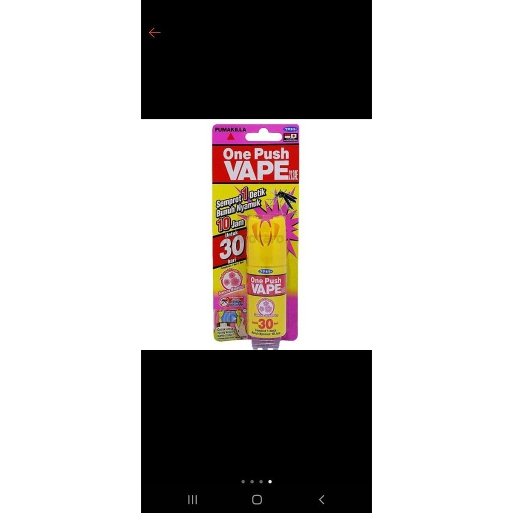 Jual Vape one push 30 malam sakura blossom | Shopee Indonesia