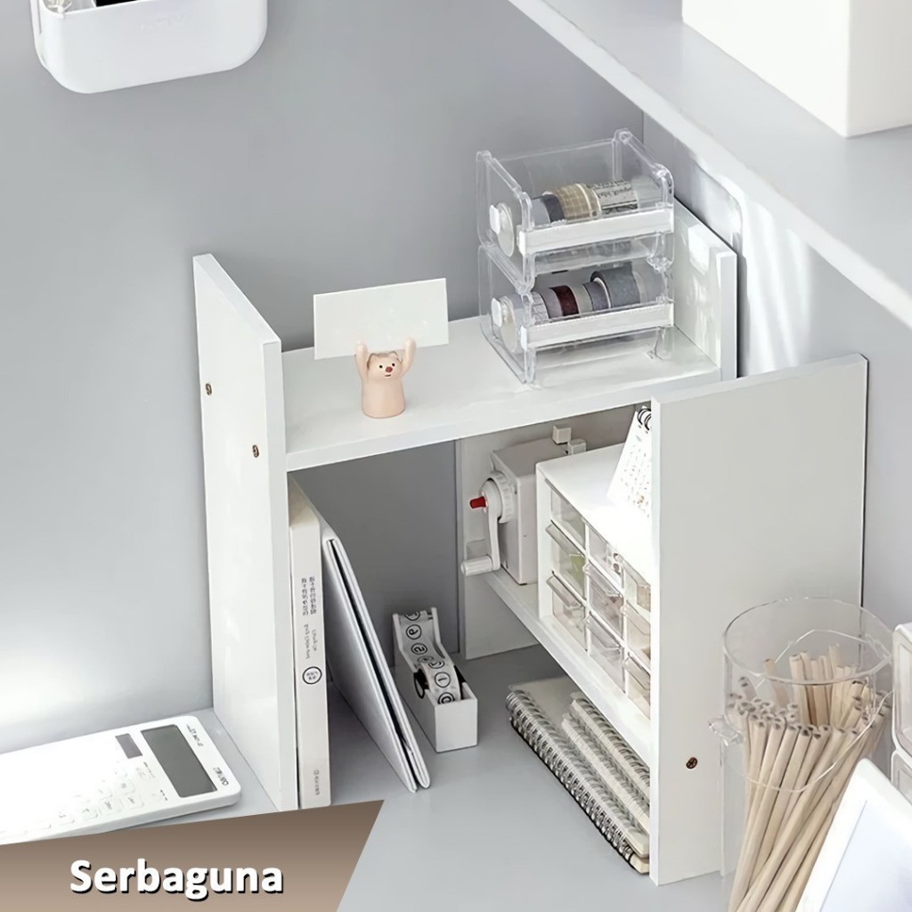 Jual DHWE Rak Meja Minimalis Estetik Untuk Buku Pajangan Action Figure ...