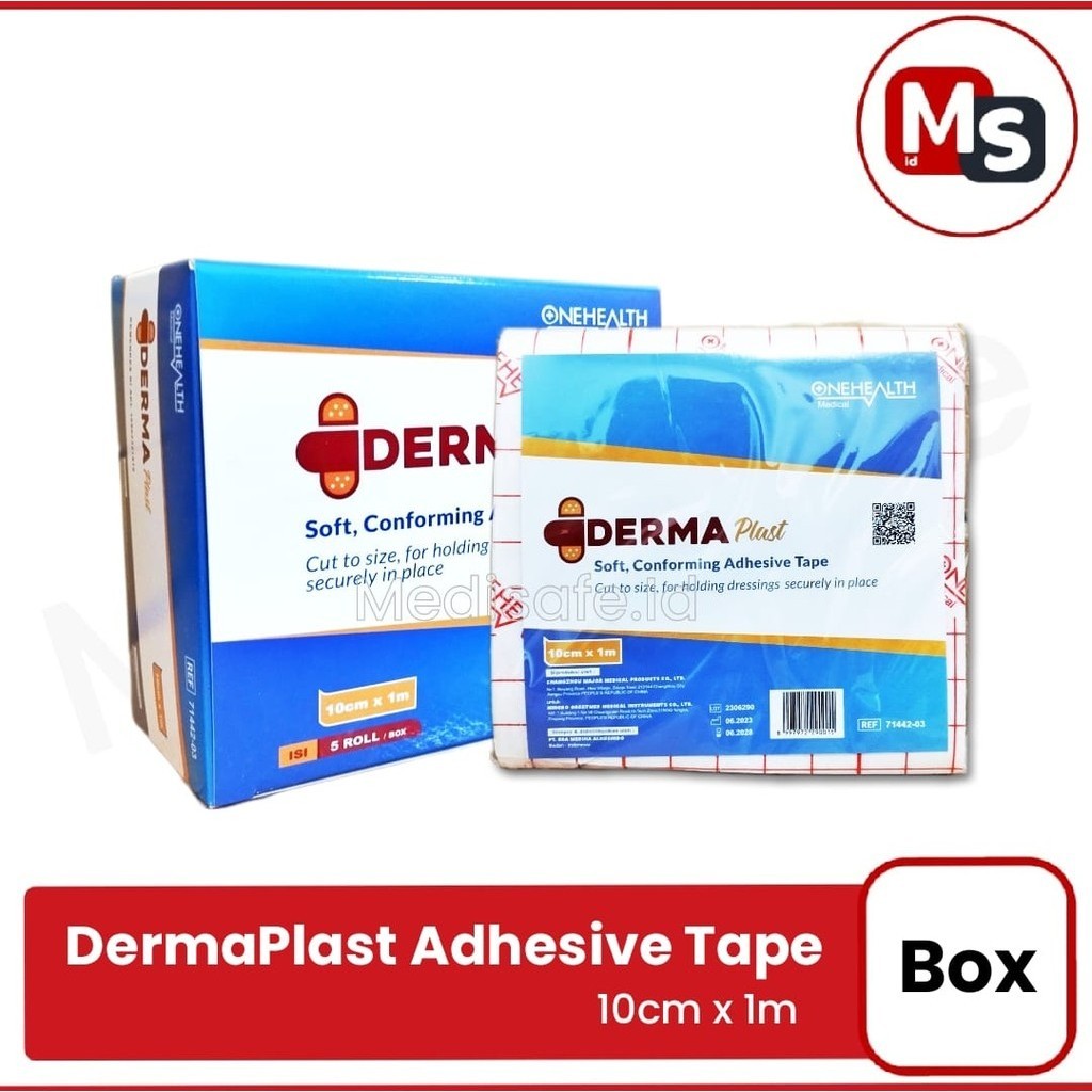 Jual Dermaplast 10cm x 1m Plester Non Woven Isi 5 Pcs / Box | Shopee ...