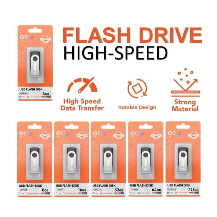 Jual FLASHDISK OLIKE 4/8/16/64GB USB2.0 ROTASI OFP204 OFP208 OFP216 ...