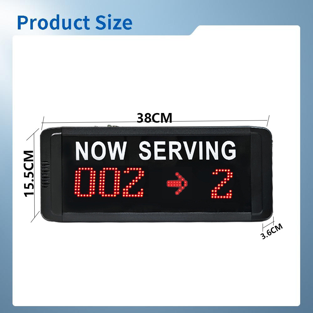 Jual Take a Number System 3-digit Display Next Control Button Queue ...