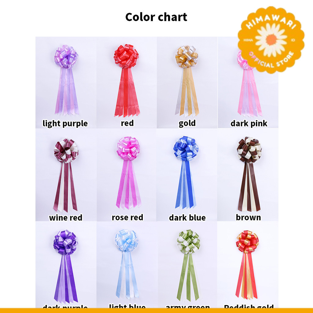 Jual HIMA - Pita Tarik POM 30 LAZY 2 Warna Decoration Fresh Flower ...