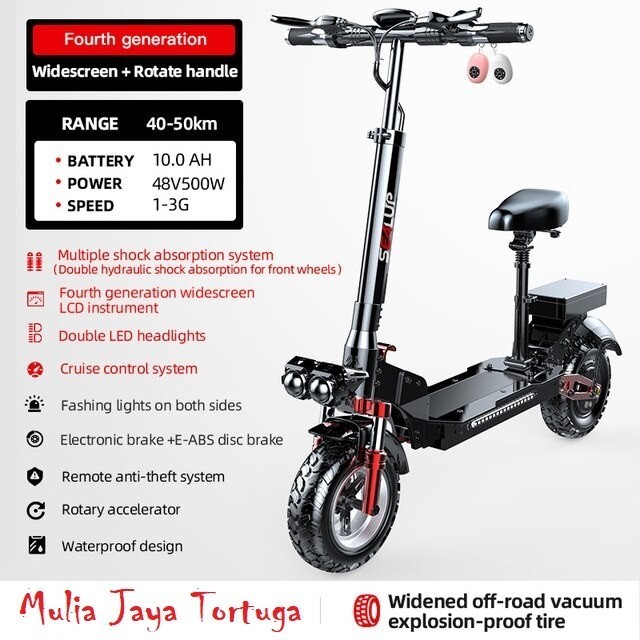 Jual Electric Scooter SEALUP Q25 48v 1000w Skuter Listrik OTOPED 12 ...