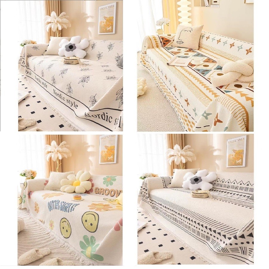 Jual Selimut Penutup Sofa Cover MOUNTAIN Tutup Perabot Anti-Selip Sarung Kain Untuk Sofa Couch ...