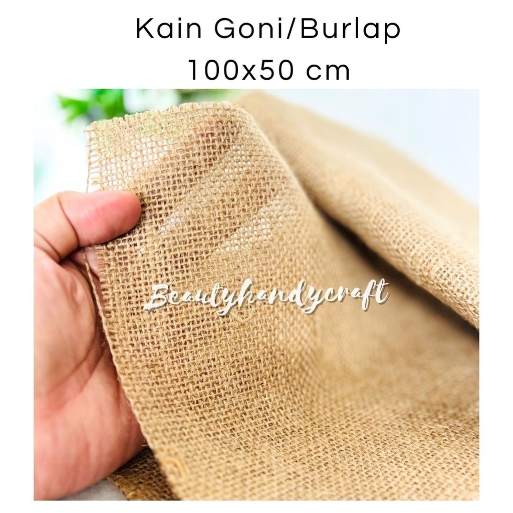 Jual Kain goni /burlap per 100x50 cm | Shopee Indonesia