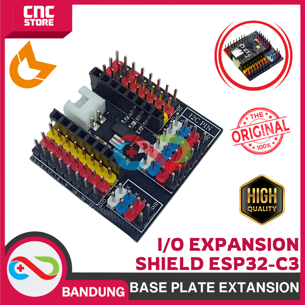 Jual I/O EXPANSION SHIELD ESP32-C3 | BASE PLATE EXTANSION SHIELD FOR ...