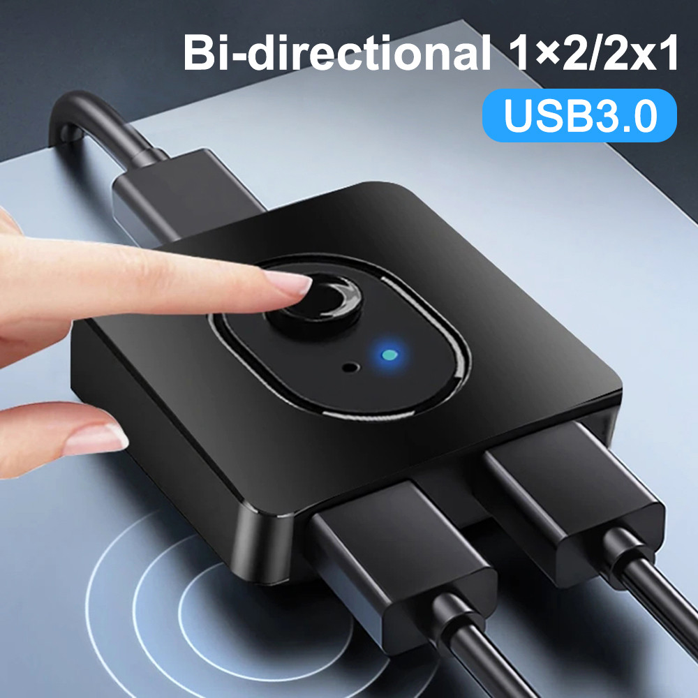Jual Switch USB KVM Switch Selector USB 2.0 USB 3.0 BI-Direction Switch ...