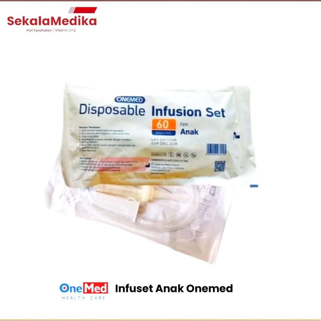 Jual Onemed Selang Infuset Anak Disposable Infusion Set Pediatrik ...
