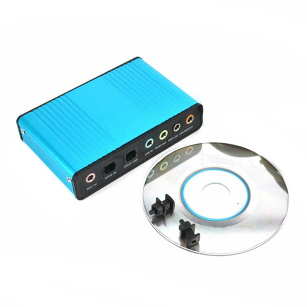 Jual USB 6 Channel 5 1 7 1 Surround External Sound Card PC Laptop ...