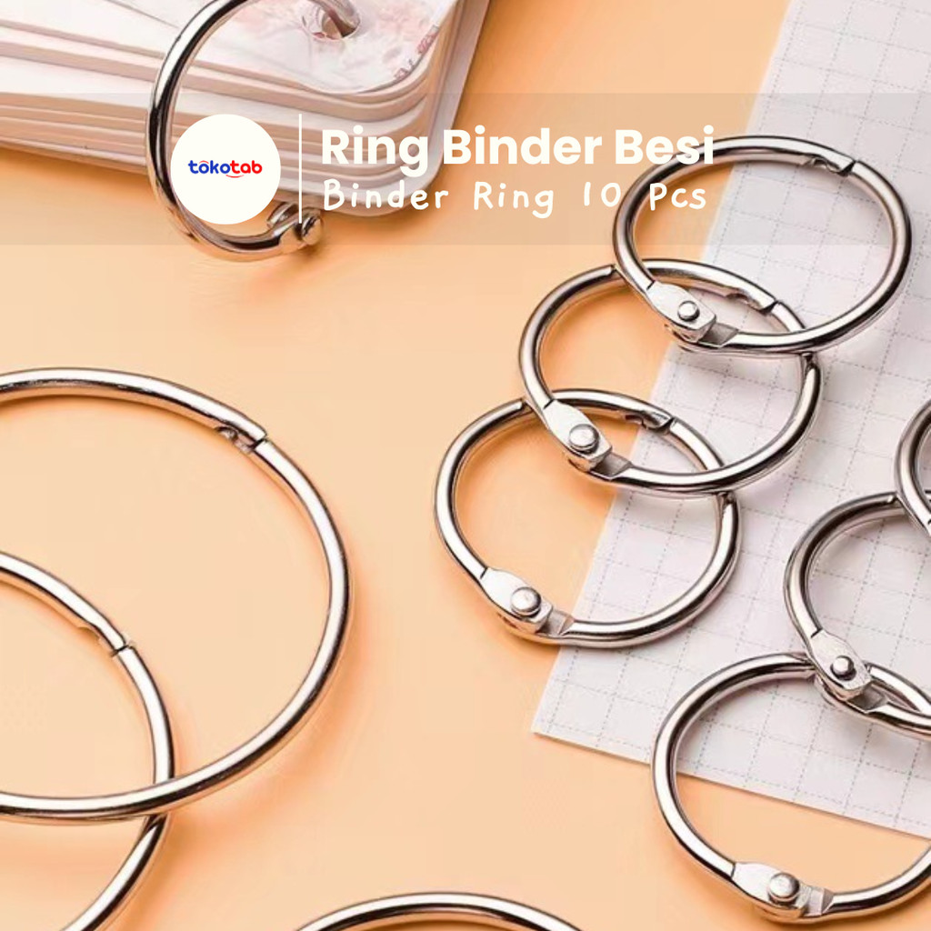Jual Tokotab - 25-30mm Ring Binder Besi Binder Ring Buka Tutup Ring ...