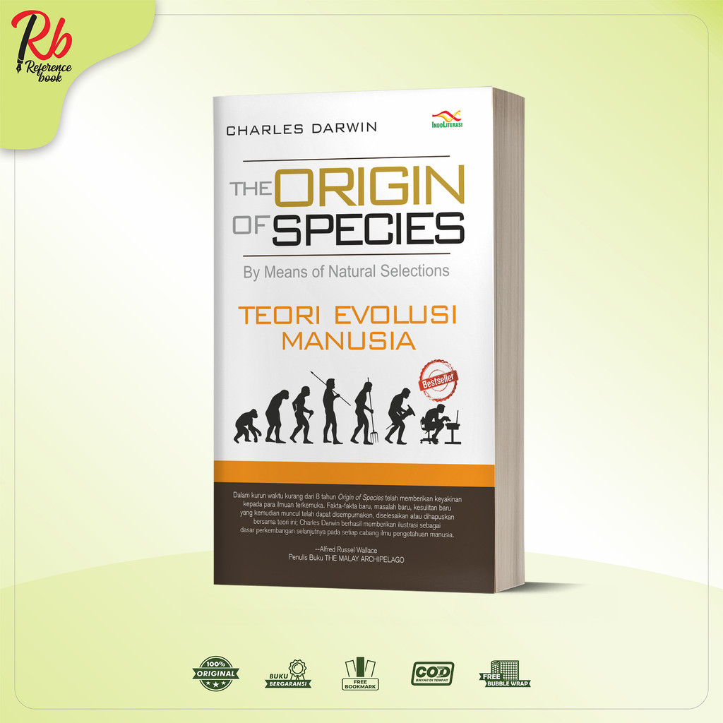 Jual Buku The Origin Of Species Teori Evolusi Manusia Charles Darwin ...