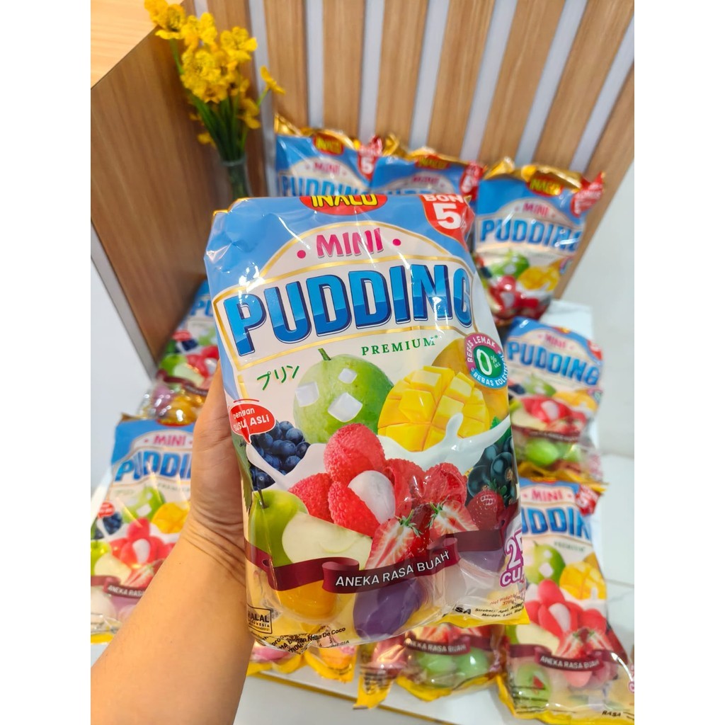 Jual !! COD !! JELLY INACO MINI PUDING PREMIUM ANEKA RASA DENGAN NATA ...