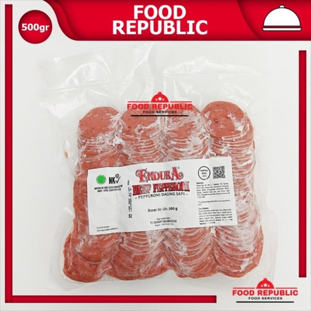 Jual PEPPERONI BEEF / DAGING SAPI PEPERONI 500 GR HALAL TOPPING PIZZA ...