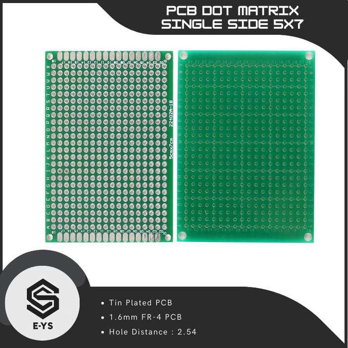 Jual PCB Lubang / Matrix Circuit Board 5x7cm Single Layer | Shopee Indonesia