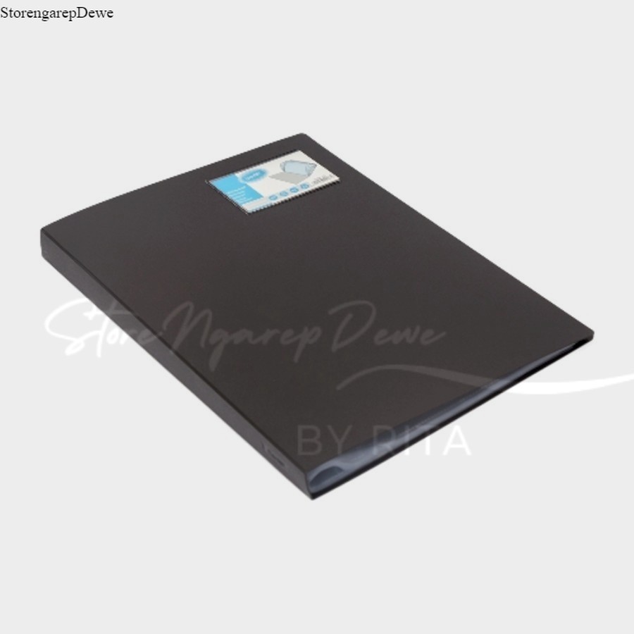 Jual PP DISPLAY BOOK FC 60 POCKETS HITAM BANTEX 3187 10 bahan tebal ...