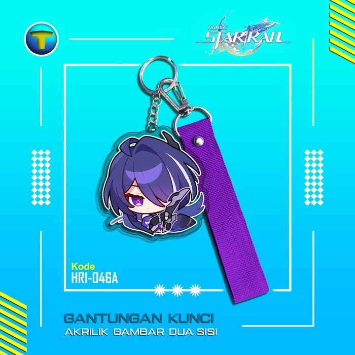 Jual Gantungan kunci Honkai Star Rail Acheron keychain ganci akrilik ...