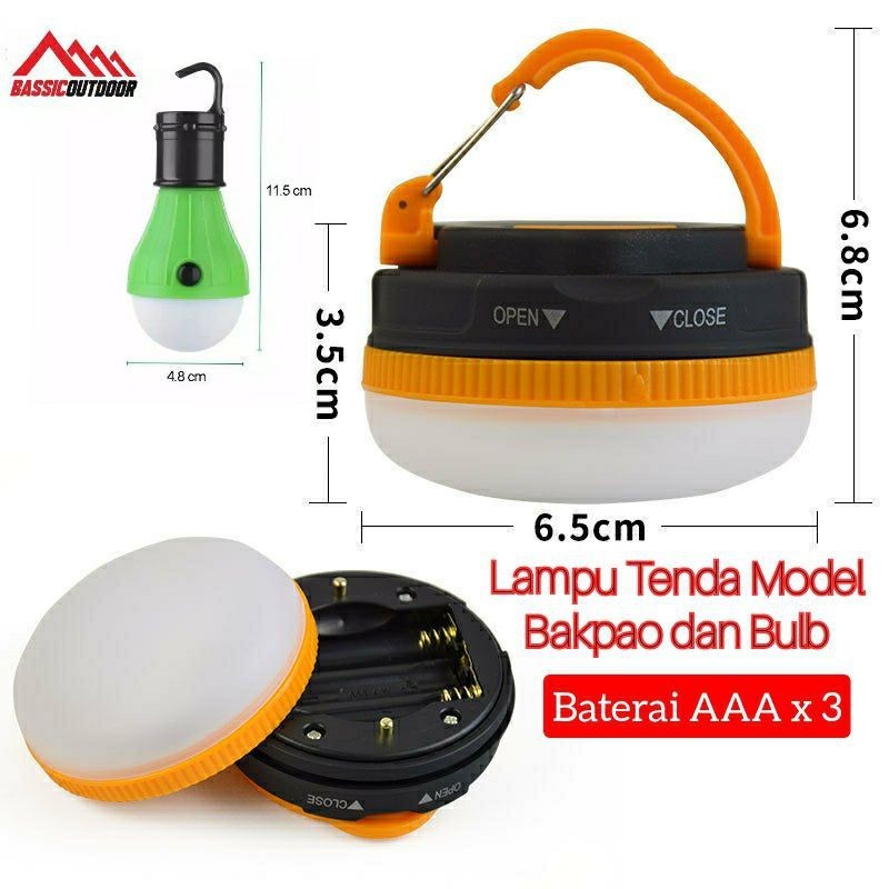 Jual [VENTURIS] Lampu Tenda Bakpao Camping Outdoor Gantung Lampu Emergency | Shopee Indonesia