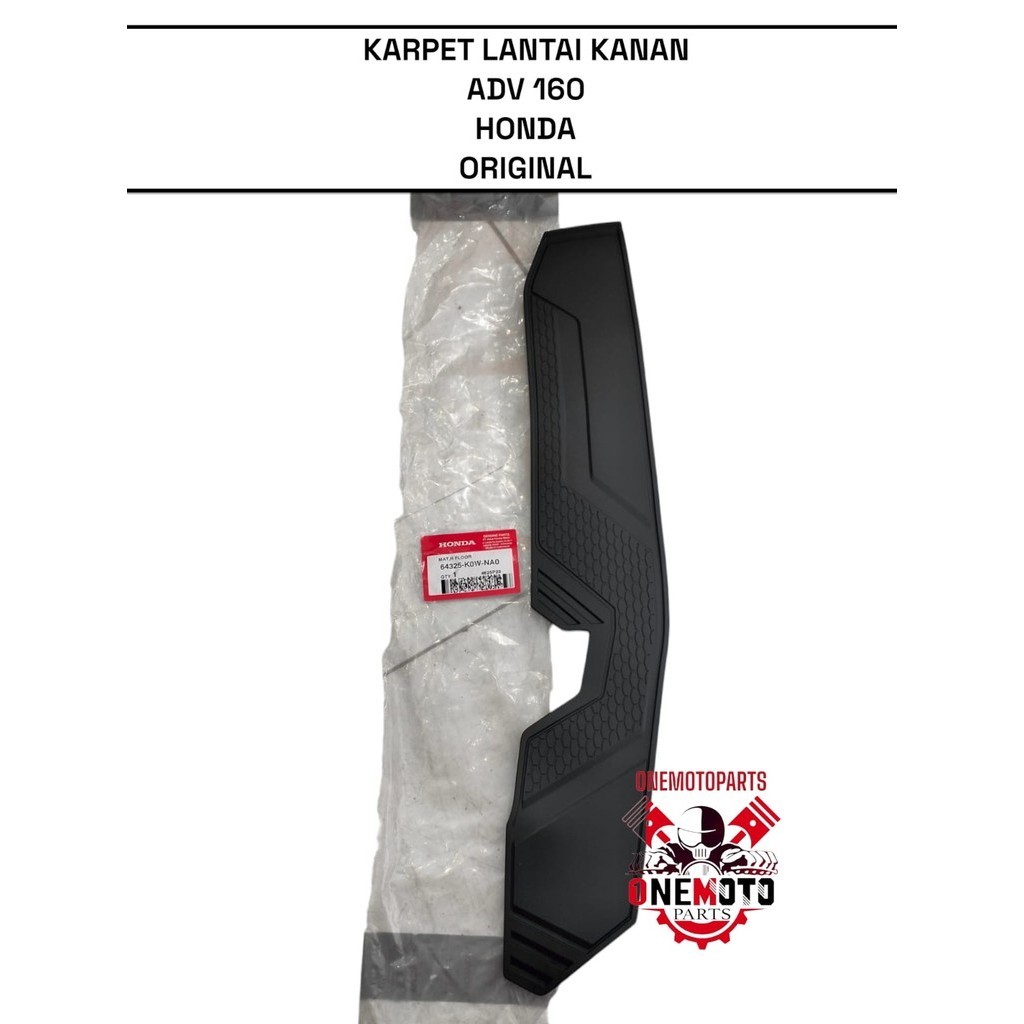 Jual KARPET LANTAI KANAN ADV 160 HONDA 64325-K0W-NA0 ORIGINAL | Shopee ...