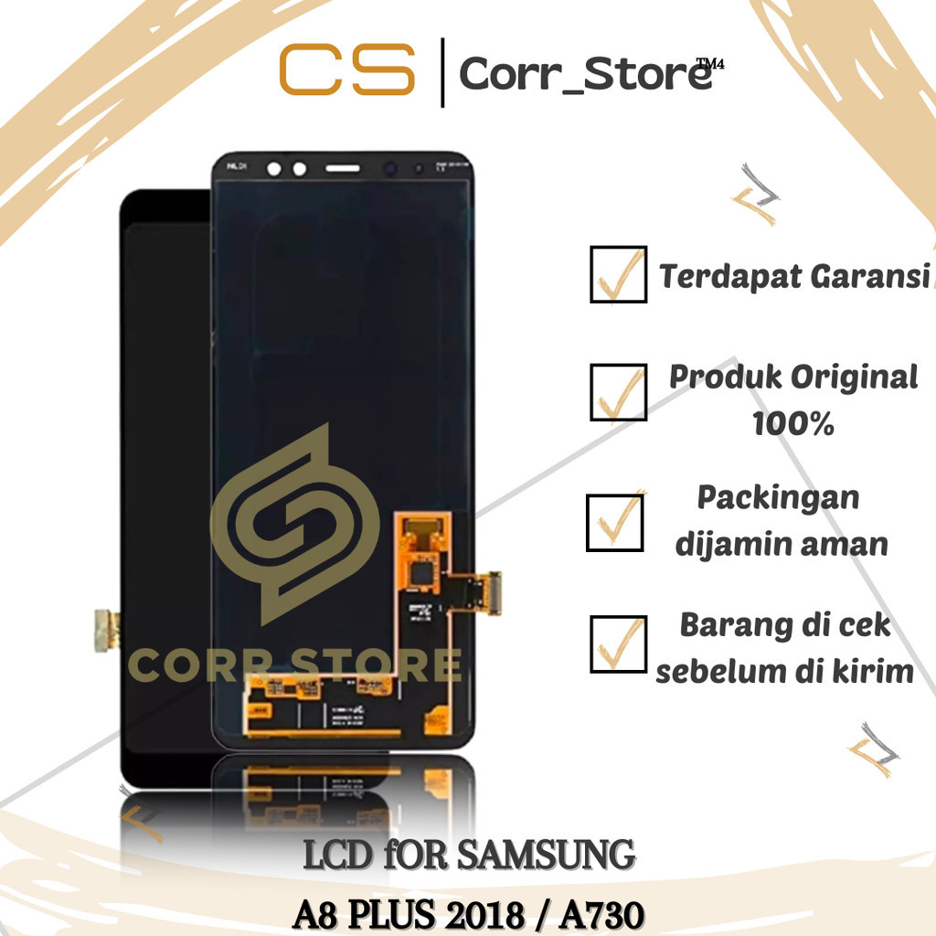 Jual LCD TOUCHSCREEN SAMSUNG GALAXY A8 PLUS 2018 A730 ORIGINAL FULLSET ...
