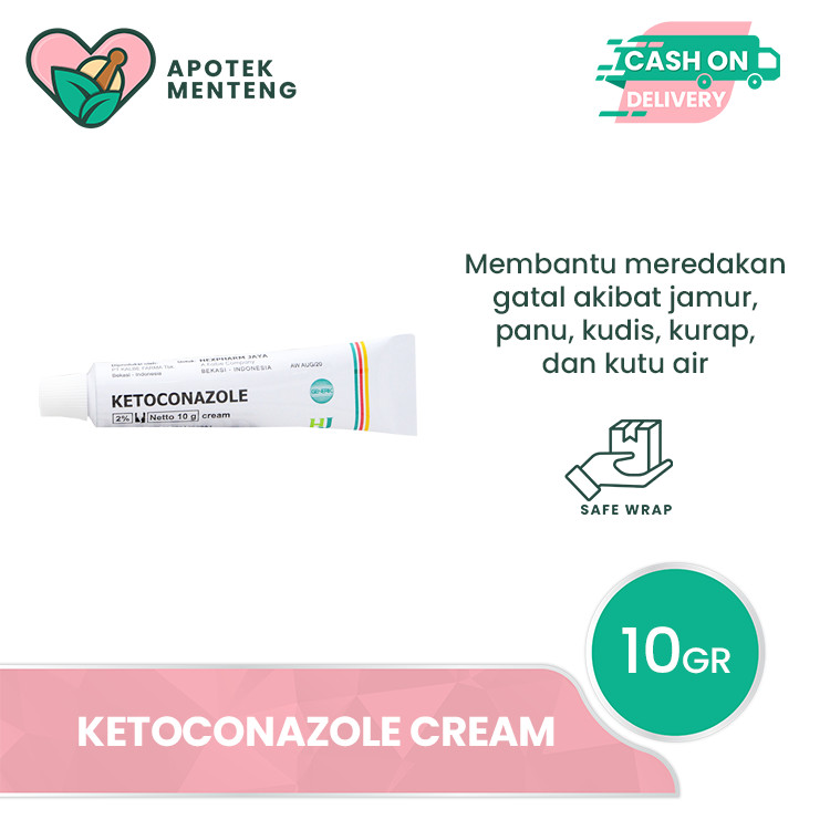Jual Ketoconazole Cream - Salep Gatal, Panu, Kudis, Kurap, Kutu Air, Eksim | Shopee Indonesia