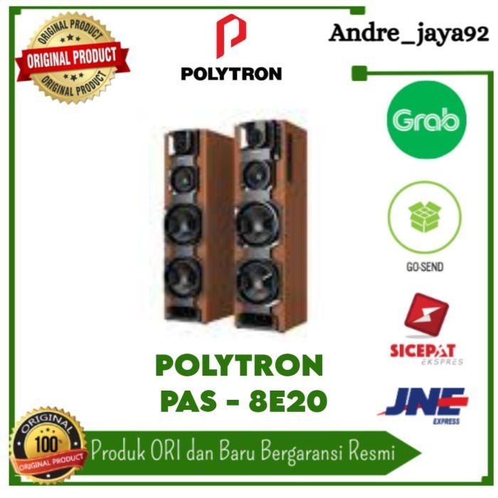 Jual Speaker Aktif Polytron PAS8E20 / PAS-8E20 (BLUETOOTH / 8 INCH) | Shopee Indonesia