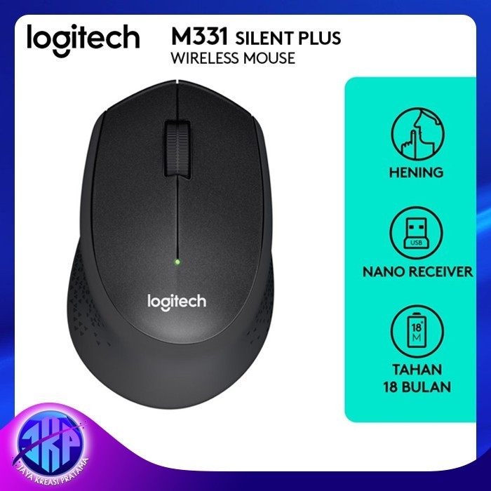 Jual Logitech M331 Silent Plus Wireless Mouse | Shopee Indonesia