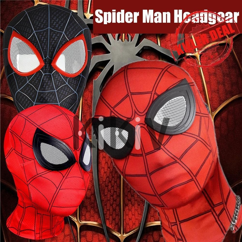 Jual Topeng Spiderman Chin Control Bisa Berkedip Superhero Cosplay ...