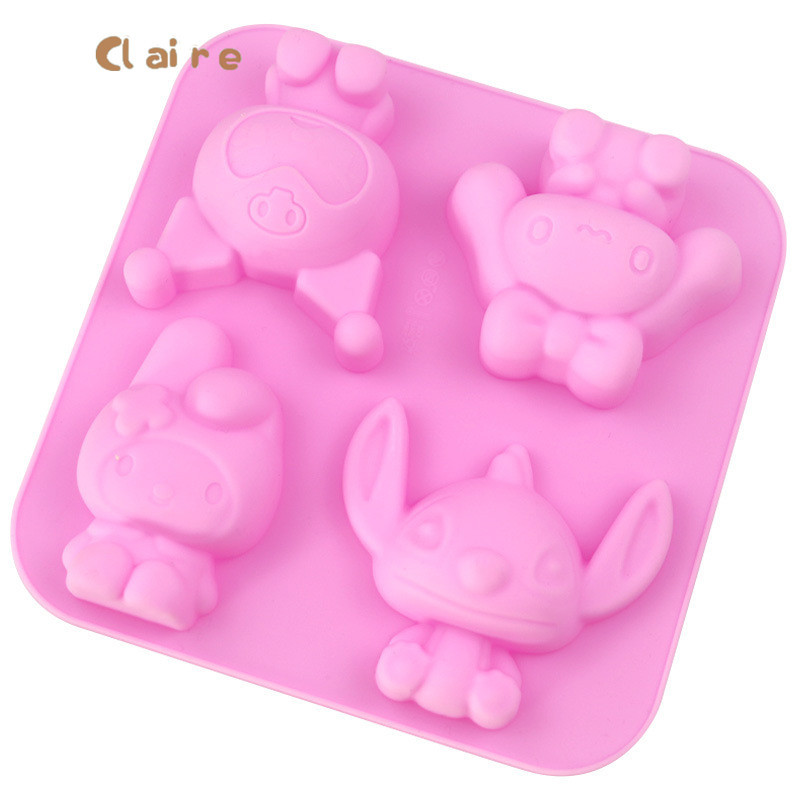 Jual Cetakan silicon jelly Sanrio kartun lucu/ Cetakan jeli es batu ...
