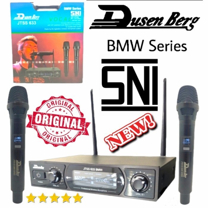 Jual Mic Wireless Dusenberg BMW Series 2 Handheld Microphone Original ...