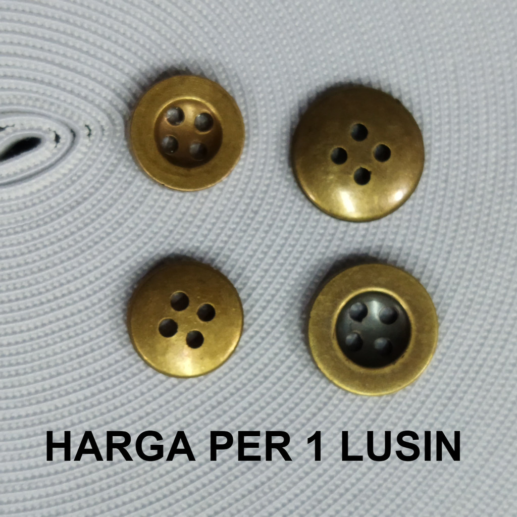 Jual 12 Pcs Kancing Lubang 4 Motif Bakar 20 L dan 24 L Per Lusin ...