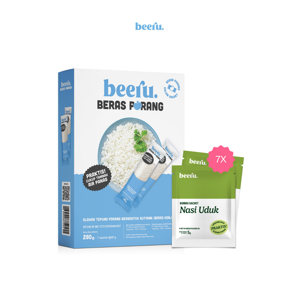 Jual Beeru Beras Porang Rasa Nasi Uduk | Shopee Indonesia