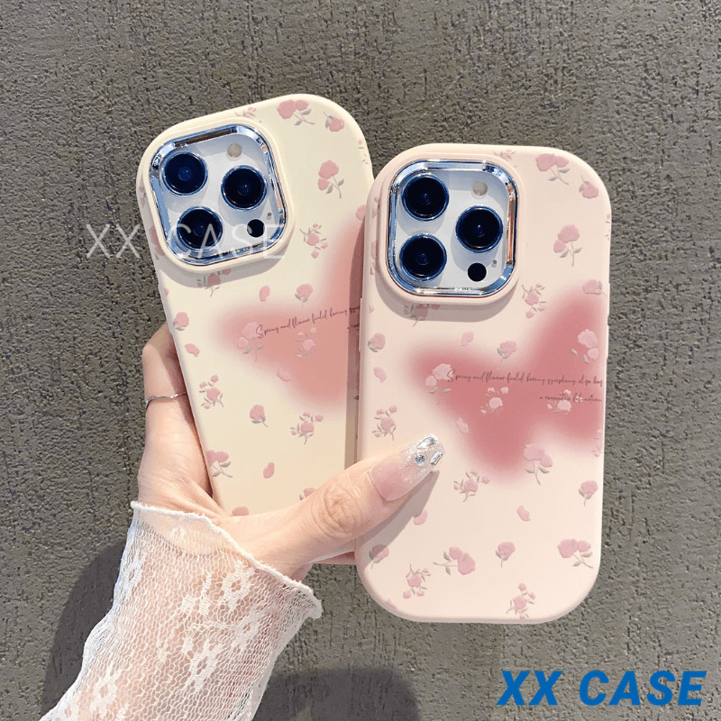 Jual [XX CASE]Pola kupu-kupu bunga merah muda kartun kreatif,Cocok ...