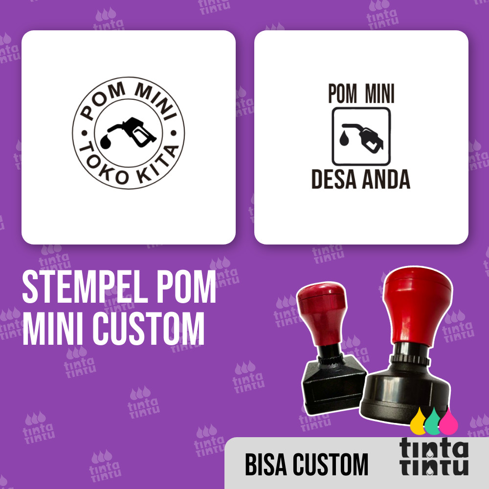 Jual Stempel Pom Mini Custom | Shopee Indonesia