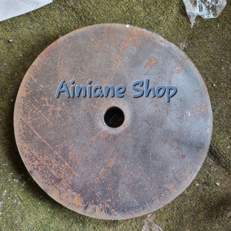 Jual Plat bulat diameter 150 mm Lubang 30 mm Tebal 25 mm | Shopee Indonesia