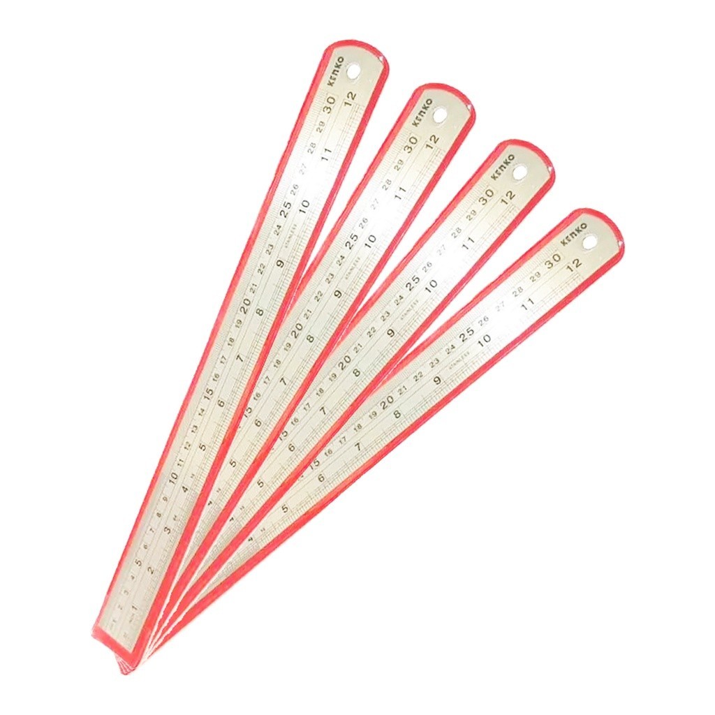 Jual Penggaris Stainless Besi Kenko 15 30 60 cm Panjang Alat Ukur Ruler | Shopee Indonesia