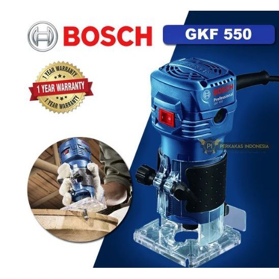 Jual Router Palm Bosch GKF550 Mesin Trimmer Profil BOSCH GKF 550 Mesin ...