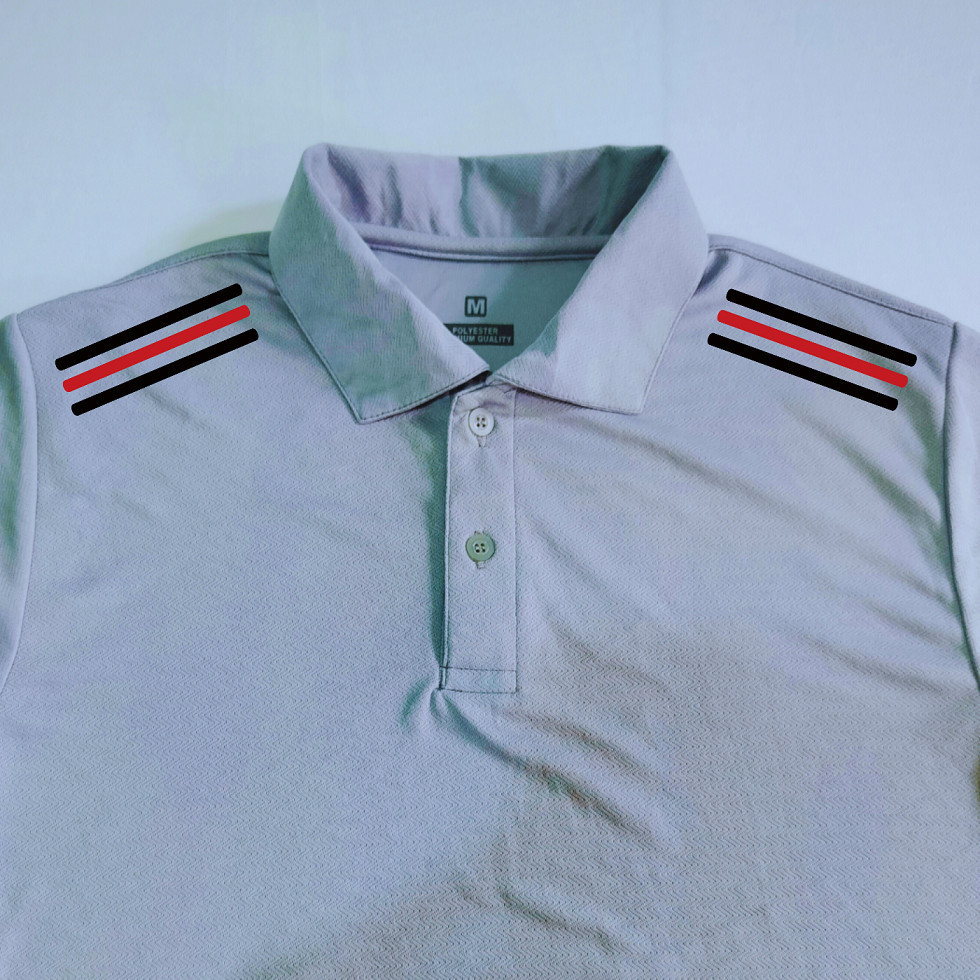 Jual Kaos PoloShirt Bahan Dri-Fit Milano Atasan Olahraga Polos Lis Bahu ...