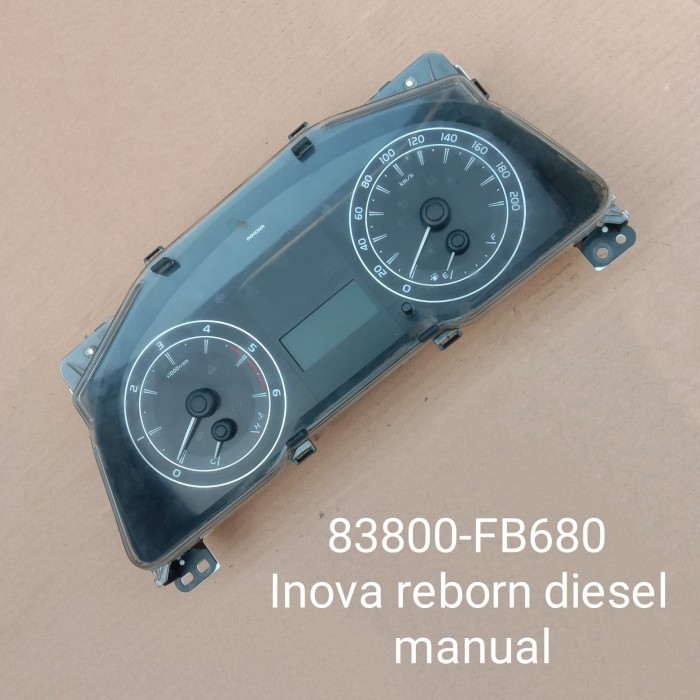 Jual Spidometer Speedometer Kilometer Toyota Innova Reborn Diesel Type ...