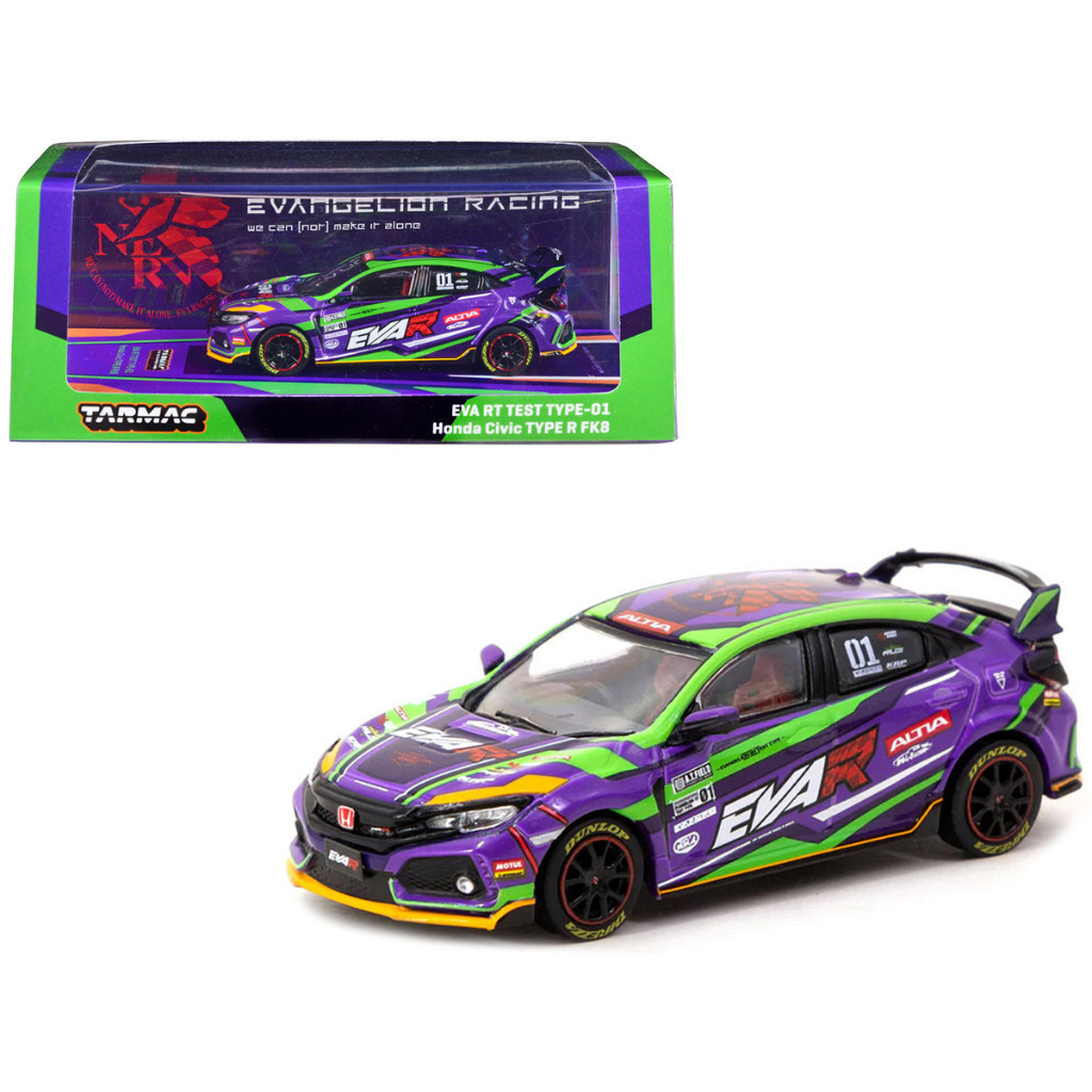 Jual TARMAC-TL014-EVA Tarmac 1/64 Honda Civic Type R FK8 EVA Racing ...