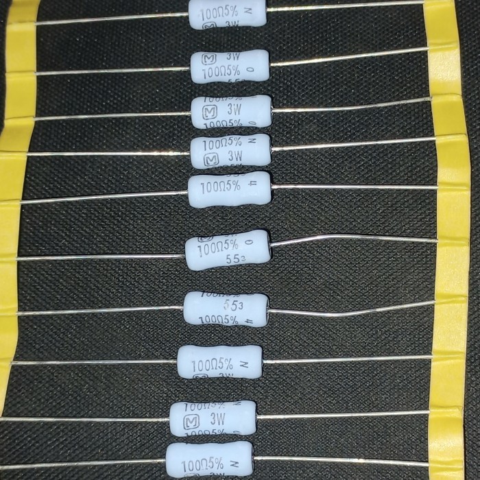 Jual resistor 100R 3W panasonic original japan 100ohm 100 ohm 3 watt ...