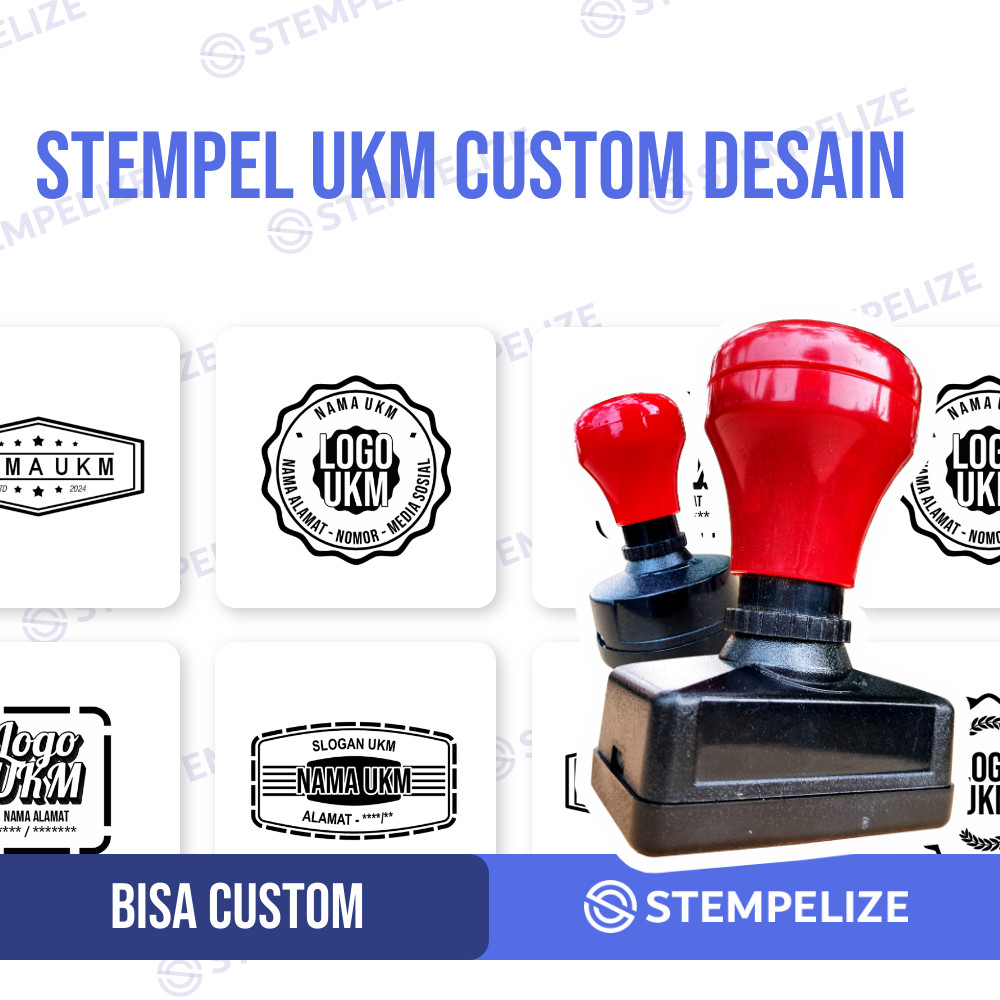 Jual Stempel UKM Custom Desain | Shopee Indonesia