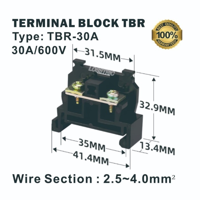Jual TERMINAL BLOCK 30 AMPER TBR 30A | Shopee Indonesia