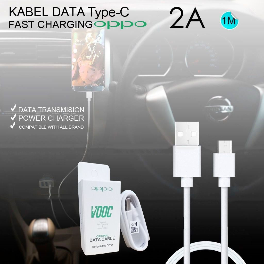 Jual KABEL DATA ORIGINAL OPPO 2A F7 PACK DUS MINI MICRO & TYPE C ...