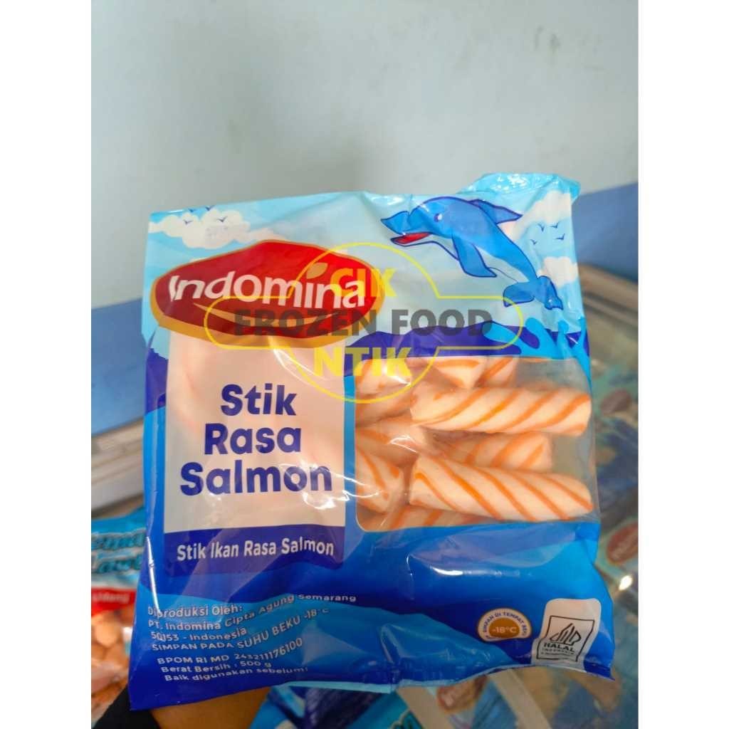 Jual Indomina Stik salmon 500g Frozen food cik ntik Jambi cemilan ...