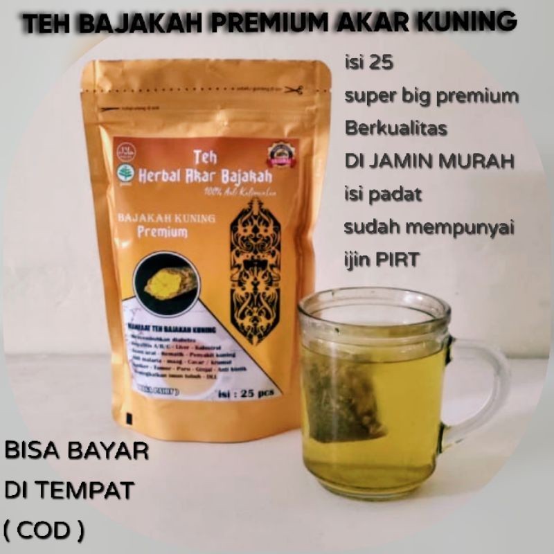 Jual Teh bajakah akar kuningn / teh akar bajakah kuning isi 25 ...