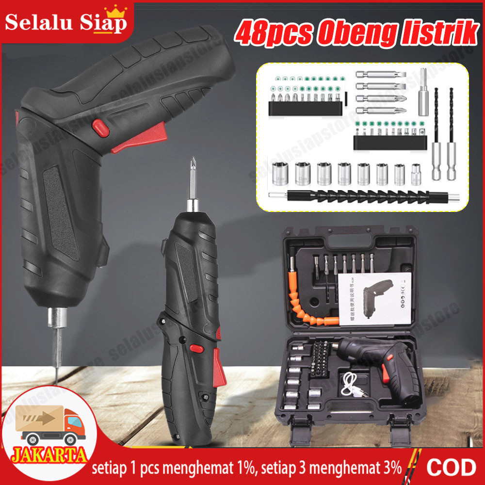 Jual (Dikirim Dari Jakarta) Mesin Obeng Listrik - Bor Baterai Tangan ...