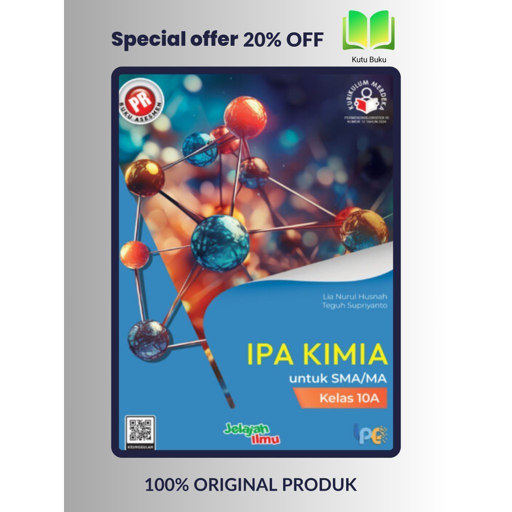 Jual Buku Pr/Lks Kimia Kelas 10/X SMA/Ma Semester 1 Kurikulum Merdeka Intan pariwara EDISI ...
