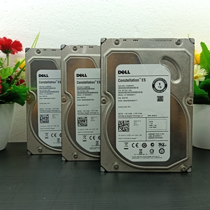 Jual HARDDISK HDD SATA PC 3,5 1TB MERK DELL 7200 RPM NORMAL | Shopee ...