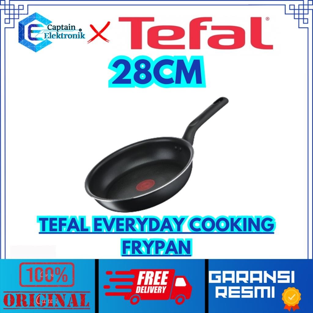 Jual Tefal Everyday Cooking Frypan 28cm Panci Wajan Anti Lengket C5730695 | Shopee Indonesia