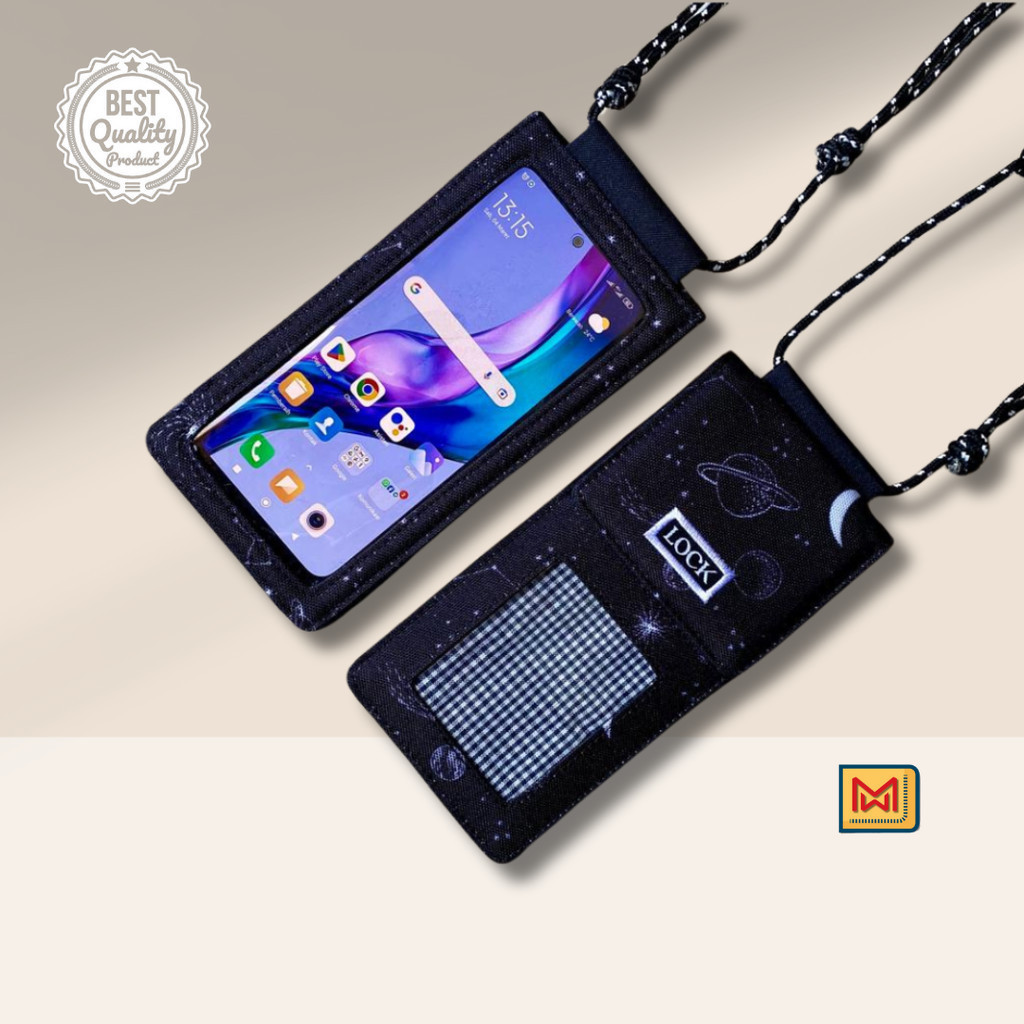 Jual Kalung Dompet Handphone Multifungsi dengan ID Card Holder dan ...